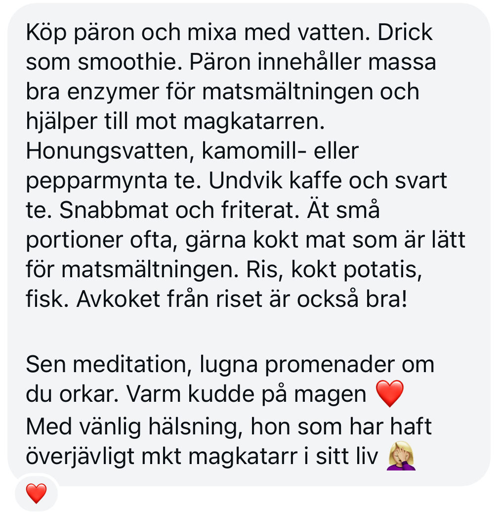 Tips mot magkatarr | Ditte Svanfeldts blogg
