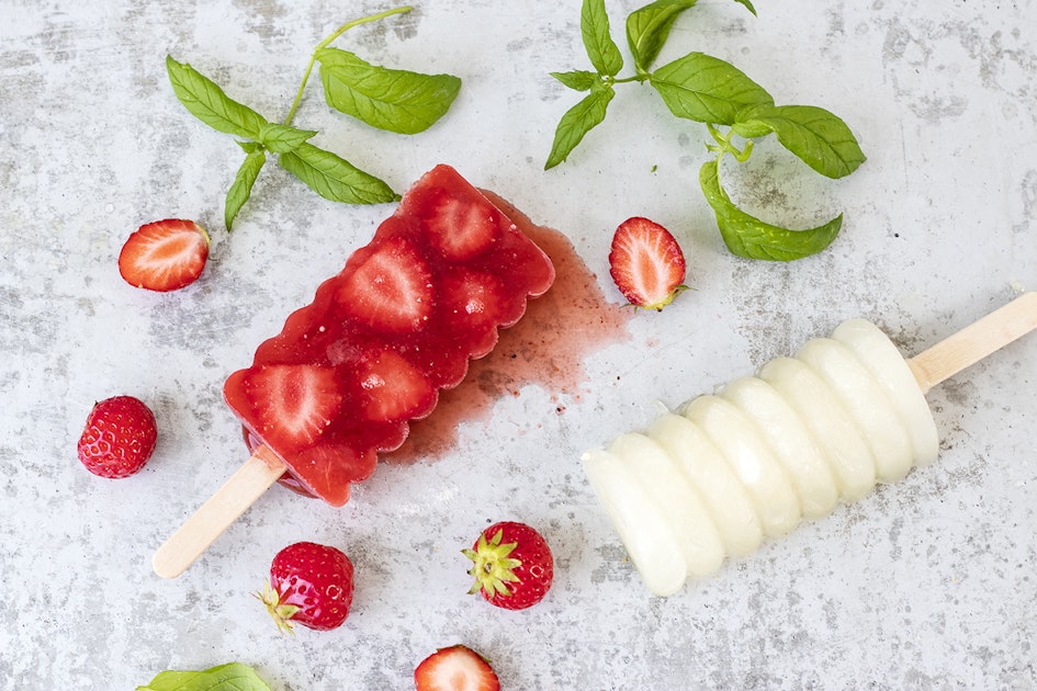 Isglass med lime & jordgubb | Cecilia H Larsson