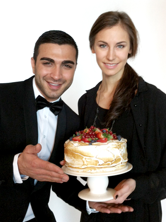 Marängtårta på plåtning med Roy Fares! | Cecilia H Larsson