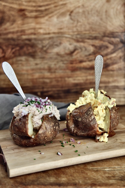 Bakad potatis med två goda röror | Catarina Königs blogg