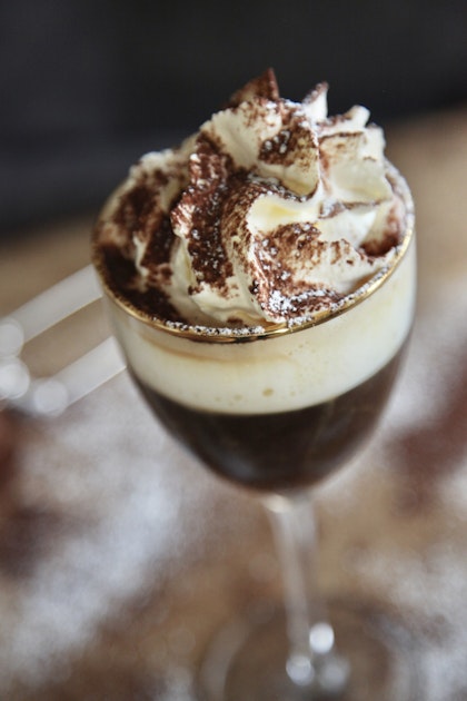 Irish coffee med Kahlua