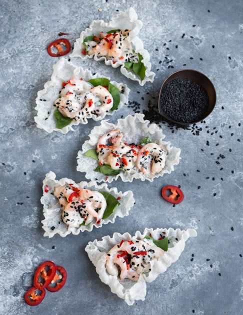 Skagenröra med ingefära på rischips | By Diadonnas blogg