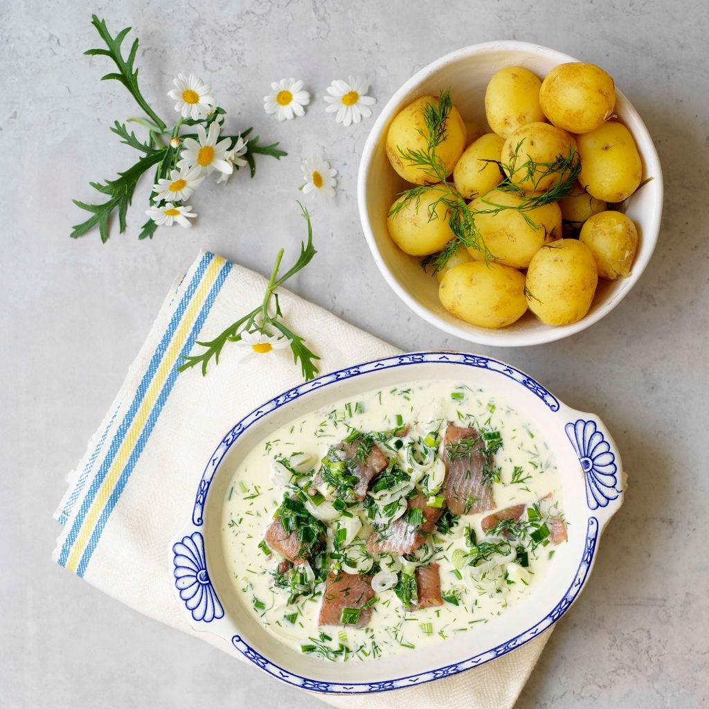 Varm matjessill i gräddig sås | Maud Onnermarks blogg