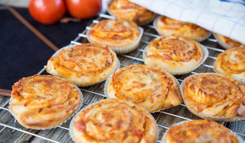 Pizzabullar med Mozzarella | Fredriks Fika